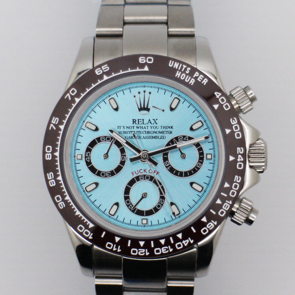 Relax by Atelier Perpetuel – Parody watches built in California