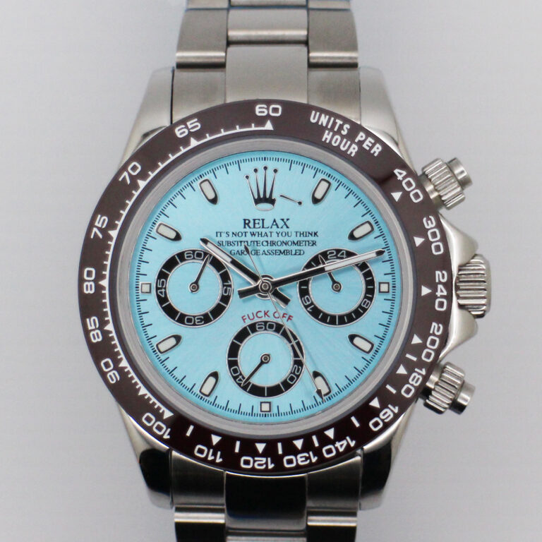 Relax by Atelier Perpetuel – Parody watches built in California