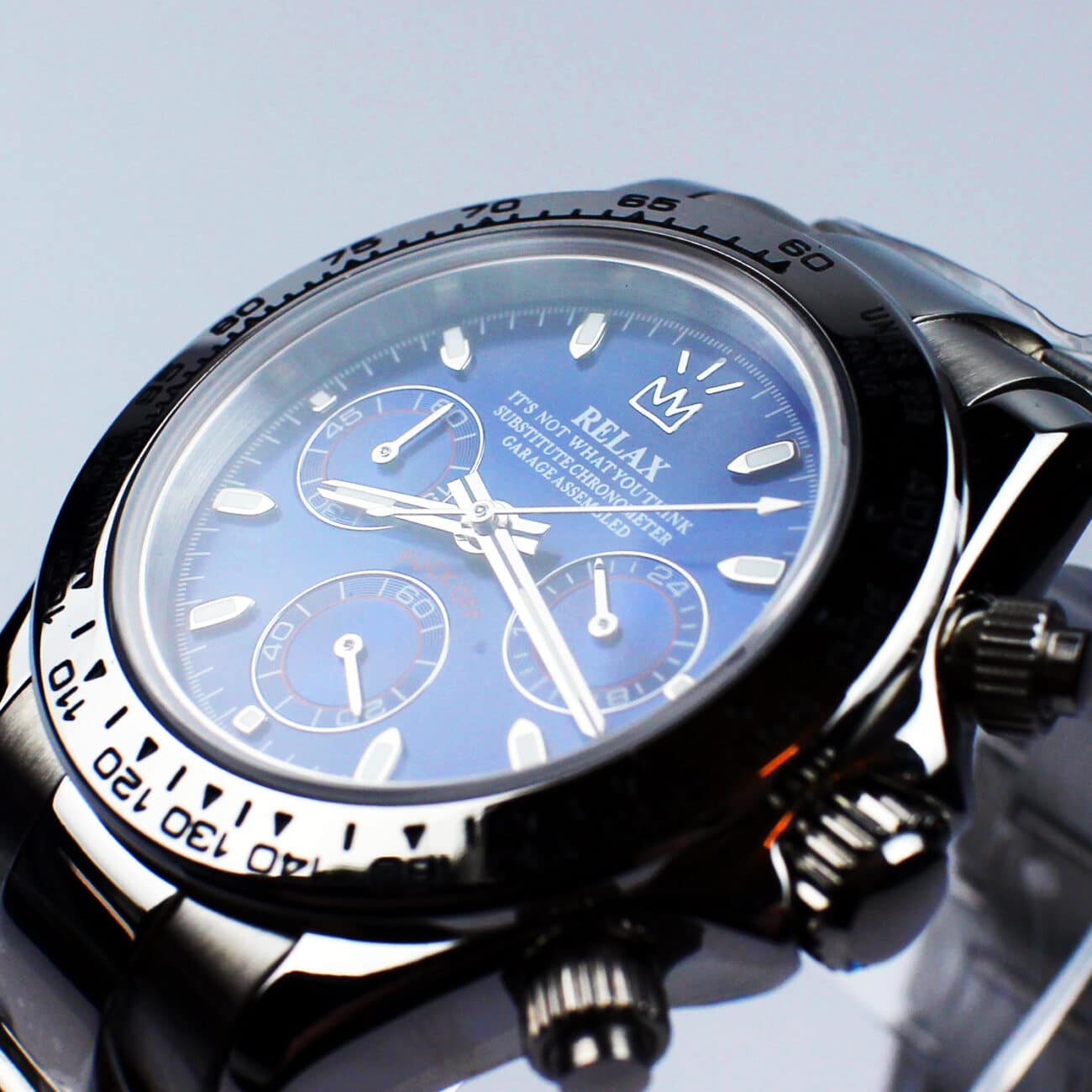 Relax Dark Blue Chronograph - Relax by Atelier Perpetuel