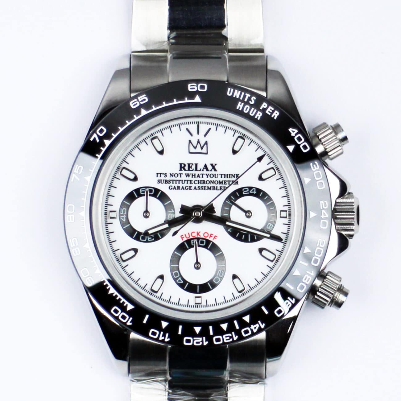 Relax White Chronograph - Relax by Atelier Perpetuel