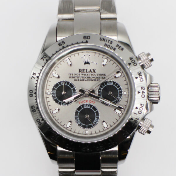 Relax Silver Chronograph – Relax by Atelier Perpetuel